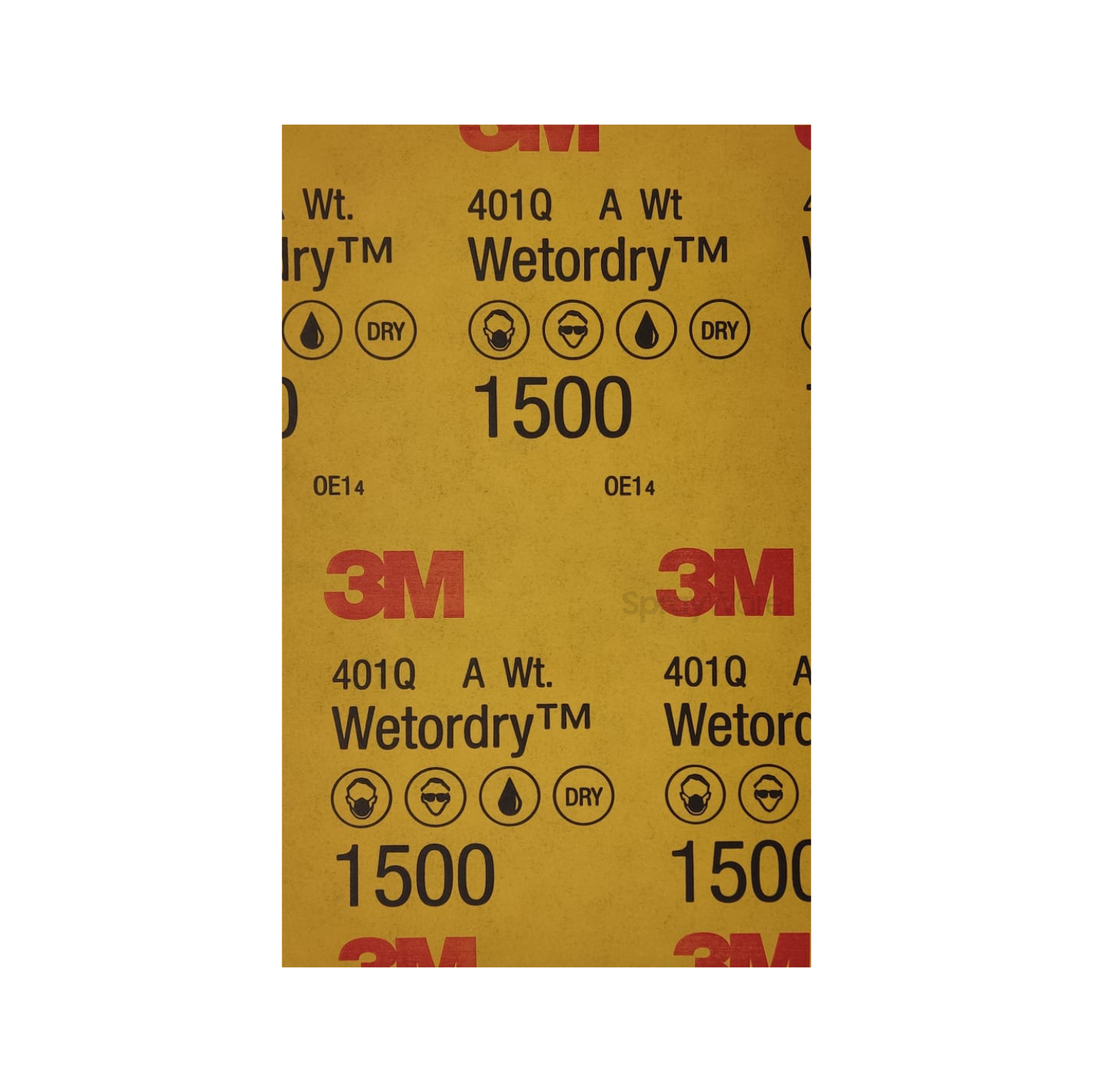 3M Wet or Dry Micro Fine Sanding Paper P1500 - SprayWare